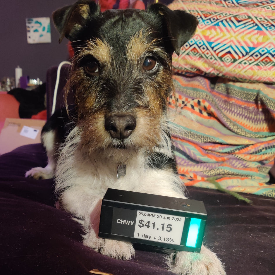 TickrMeter: Physical Stock Tickers on your desk