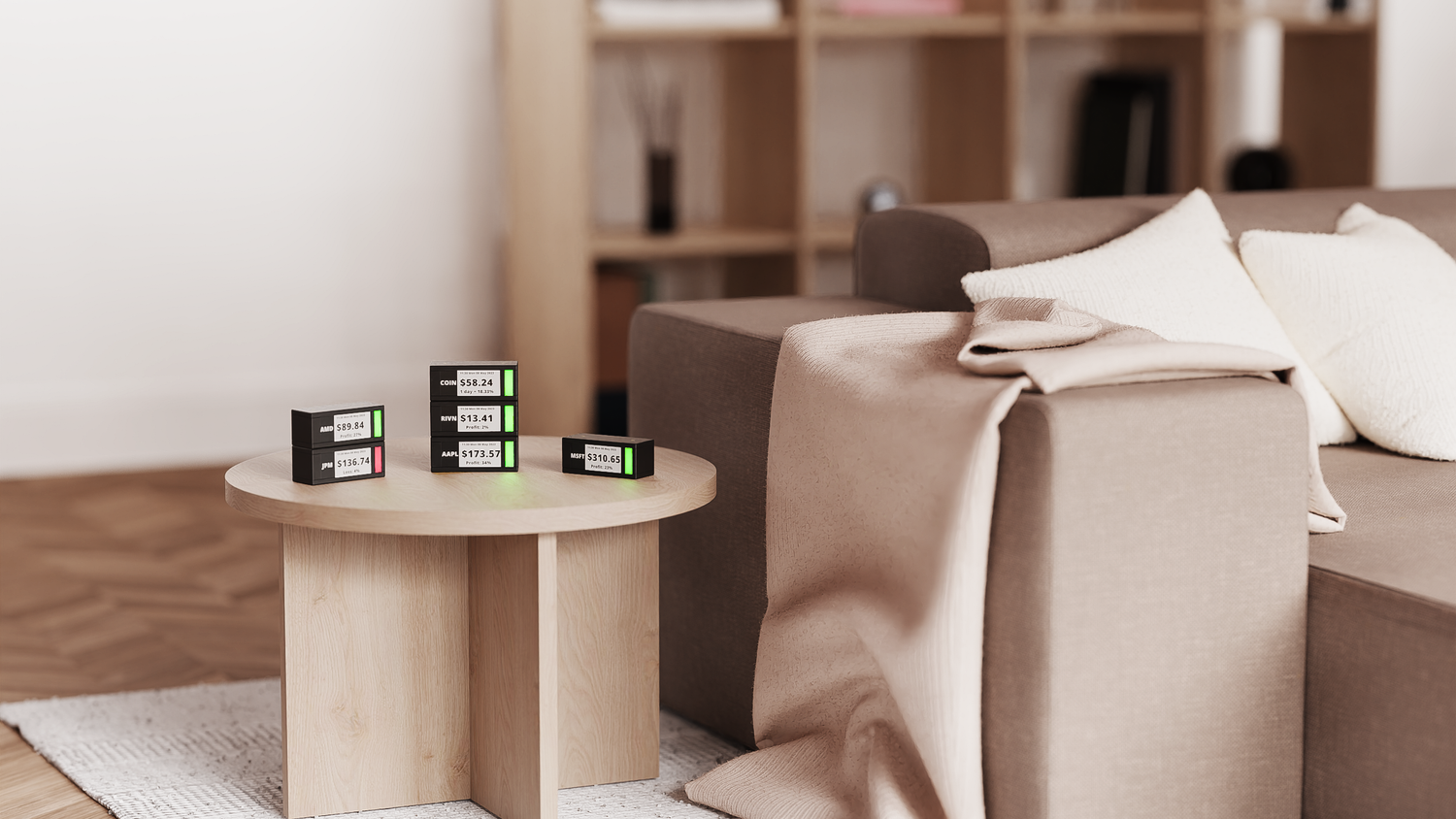 TickrMeter: Physical Stock Tickers on your desk