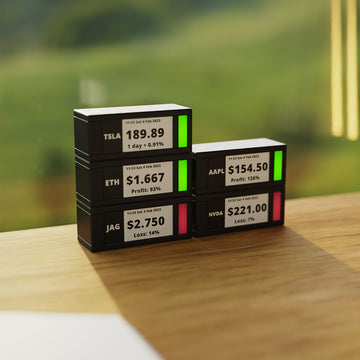 TickrMeter: Physical Stock Tickers on your desk