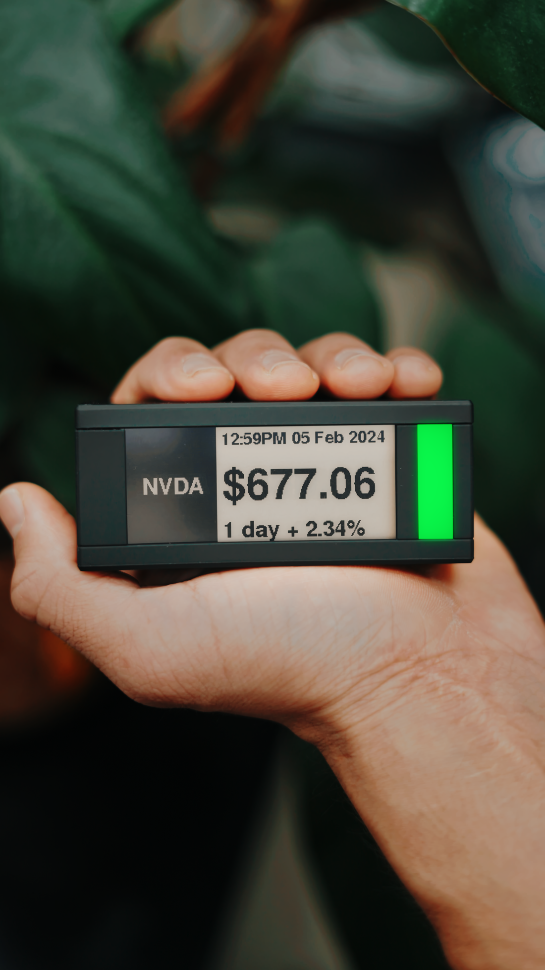 TickrMeter: Physical Stock Tickers on your desk